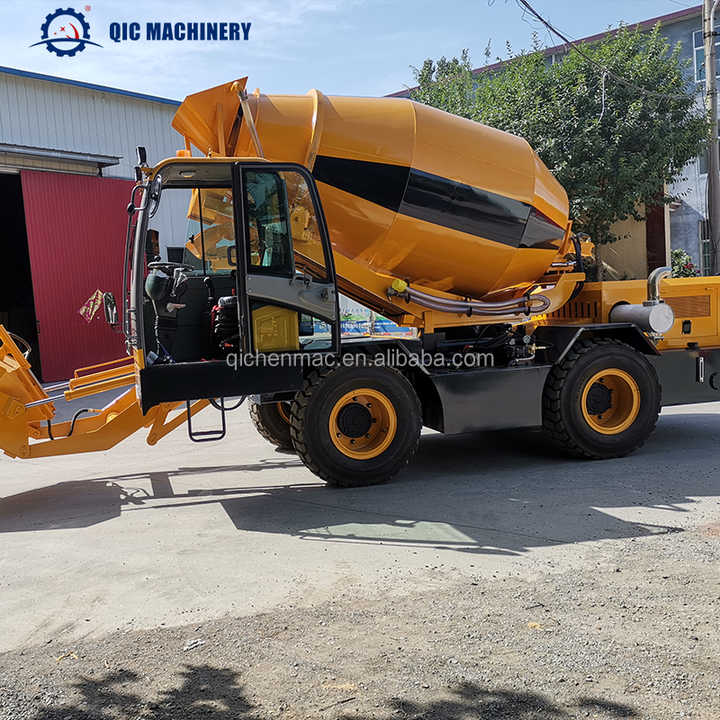 Trailer Transit Mud Mixer Truck With Bucket Cabin Pump Self Loading ...