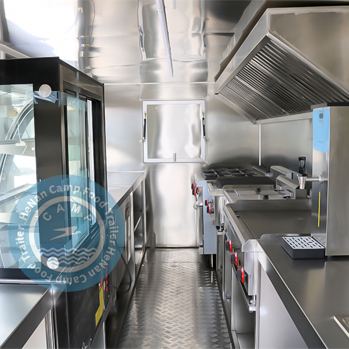 CAMP Food Trailer - Full Kitchen Equipments BBQ Food Truck