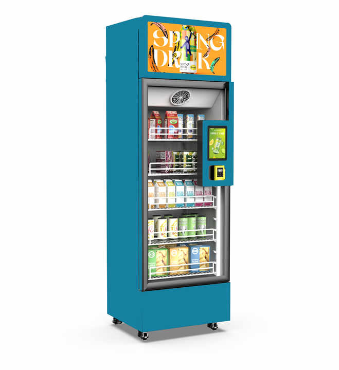 New Smart Fridge AI Visual Dual Camera Recognition Vending Machine ...