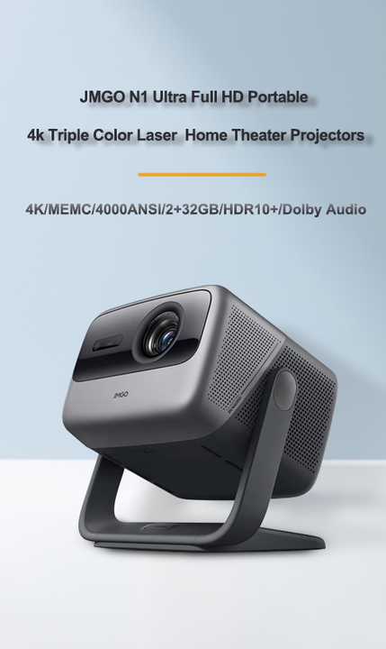 JMGO N1 Ultra Projector - 4K 4000 ANSI Lumens Global Laser