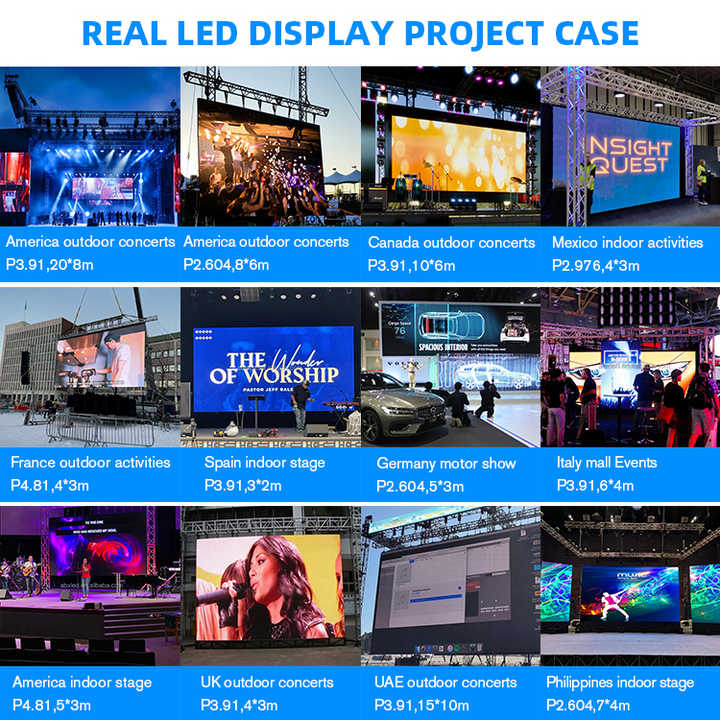 P3.91 LED Video Wall - High Quality Indoor & Outdoor Display