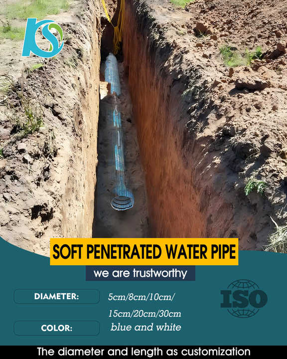 Flexible Permeable Pipe for Pressure Resistance and Water Permeability ...