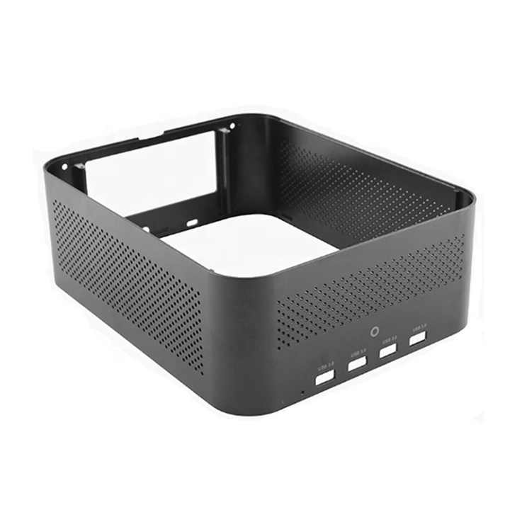 Bergek Custom Mini Computer Chassis Precision Sheet Metal Shell with Laser Cutting Powder ...