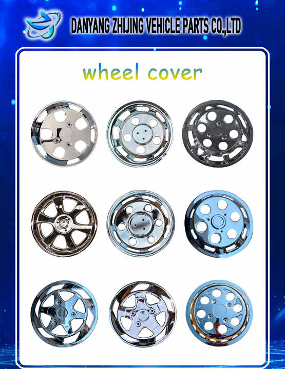 5 Holes Chrome Custom Wheel Covers for ISUZU ELF Trucks