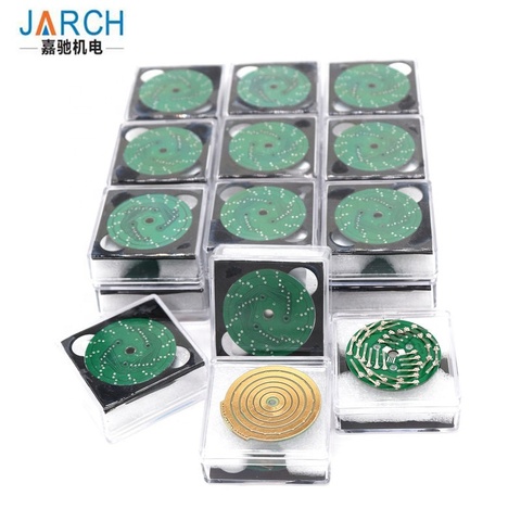 Miniature Slip Ring - PCB Spring Flat Hollow Turntable