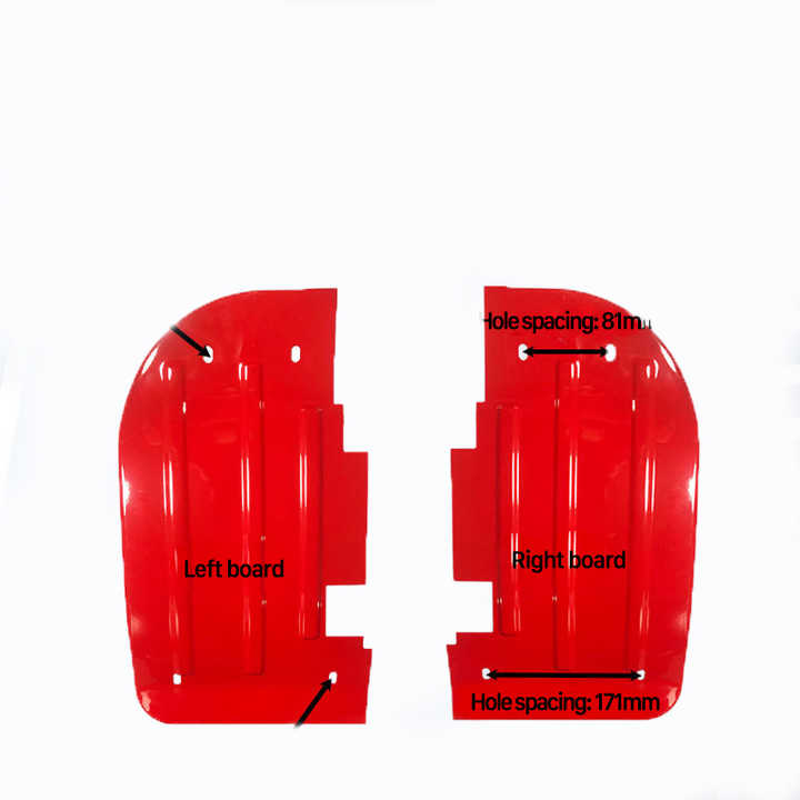 Heavy-duty Steel Tractor Mudguard Attachments for Farming