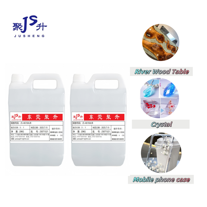 High Transparency Clear Epoxy Resin Glue Hard Low Heat Generation ...