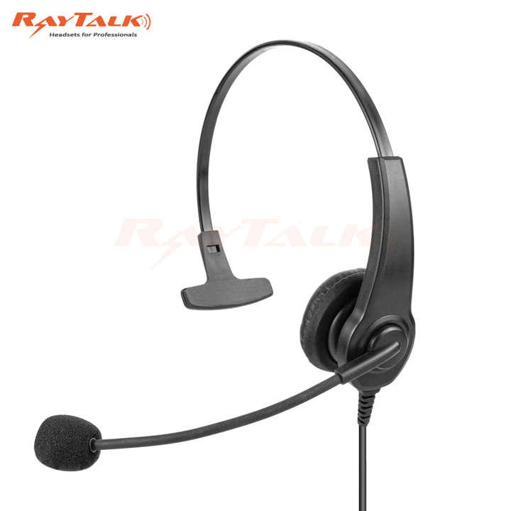 RJ45 or RJ11 Connector Headsets for Call Centers - Raytalk
