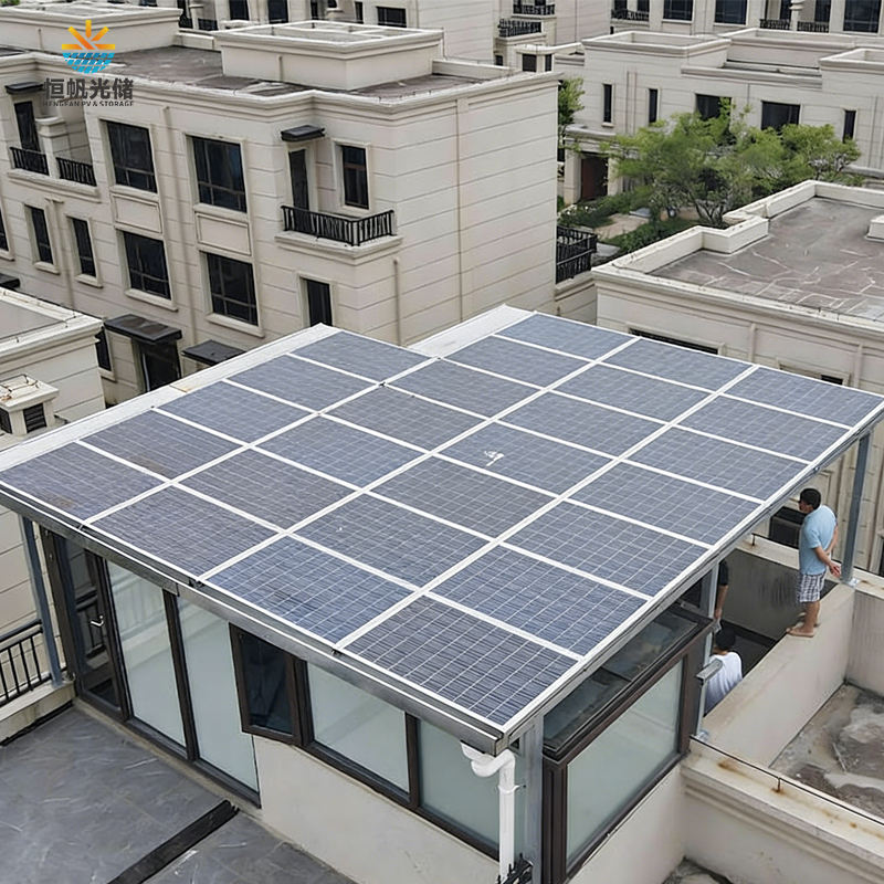 Solar Panel Pergola Sunroom Structure Photovoltaic Roof Zn-Al-Mg Coated ...