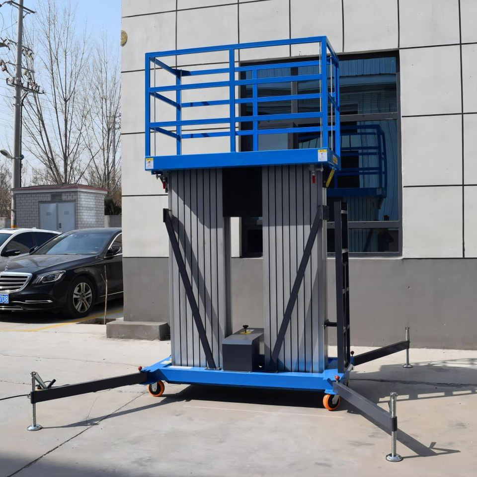 Compact Hydraulic Vertical Mast Lift CE Approved Mobile Elevating ...