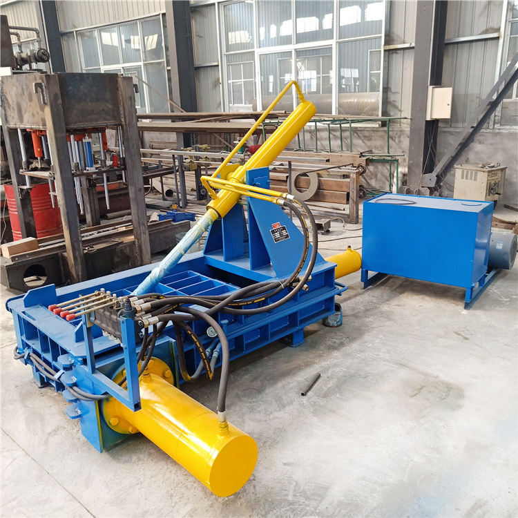 Waste Iron Steel Scrap Metal Baler Pressing Compress Machine Copper ...