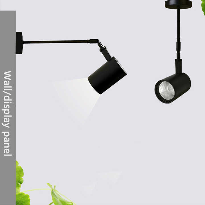 Wall Side Mounted Spot Light - Telescopic Boom Display