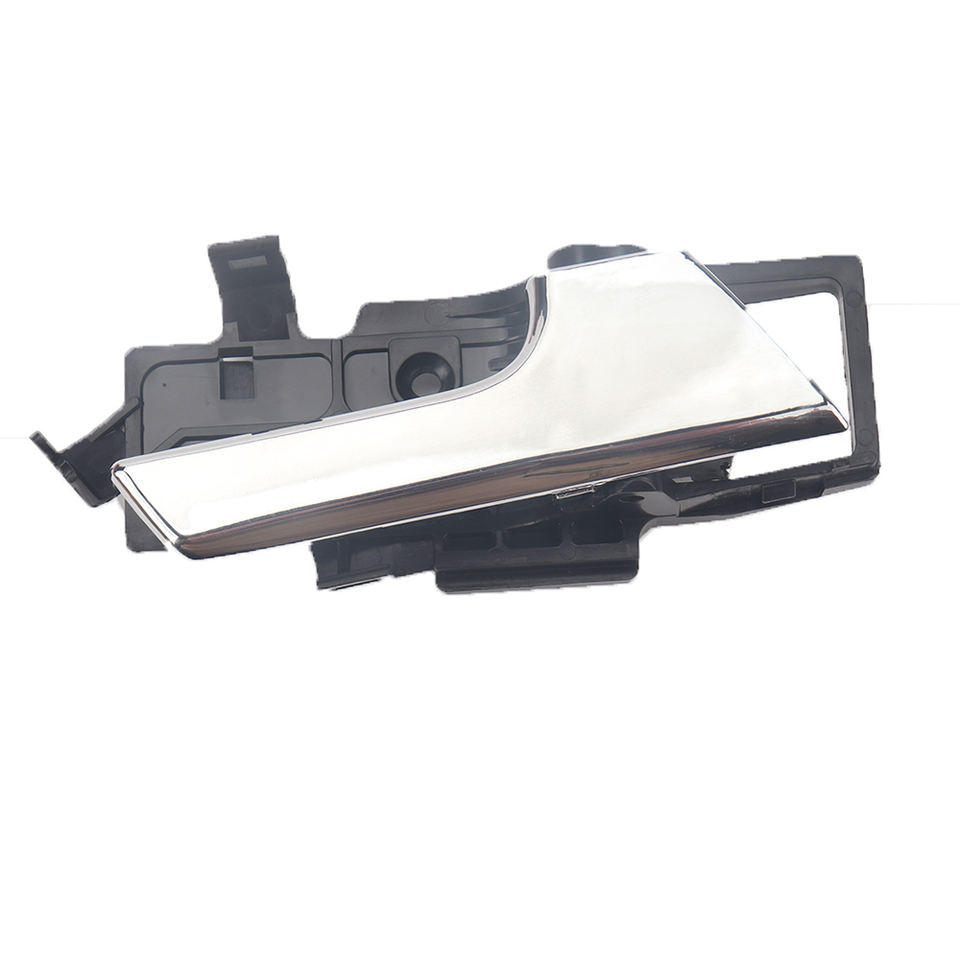 2 X CHROME RIGHT LEFT Interior Inside Door Handle Black Window Door ...