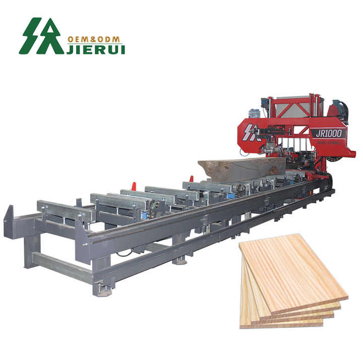 Hot Sale Diesel Engine Auto CNC Horizontal Sawmill Woodworking ...