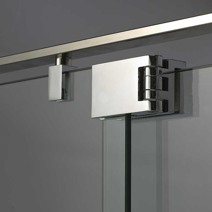 Shower Booth with Sliding/frameless Shower Door Hardware