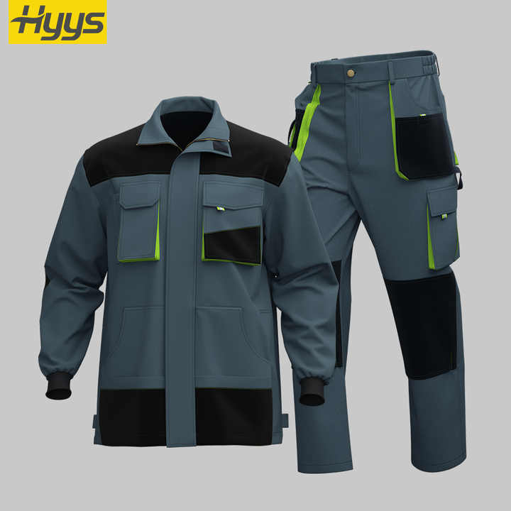 Customized Multi Pockets Construction Work Clothes Suits Wear Resistant ...