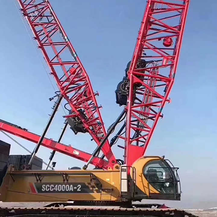 SCC4000A-2 Crawler Crane - 400 Ton, Max Boom Length 84m