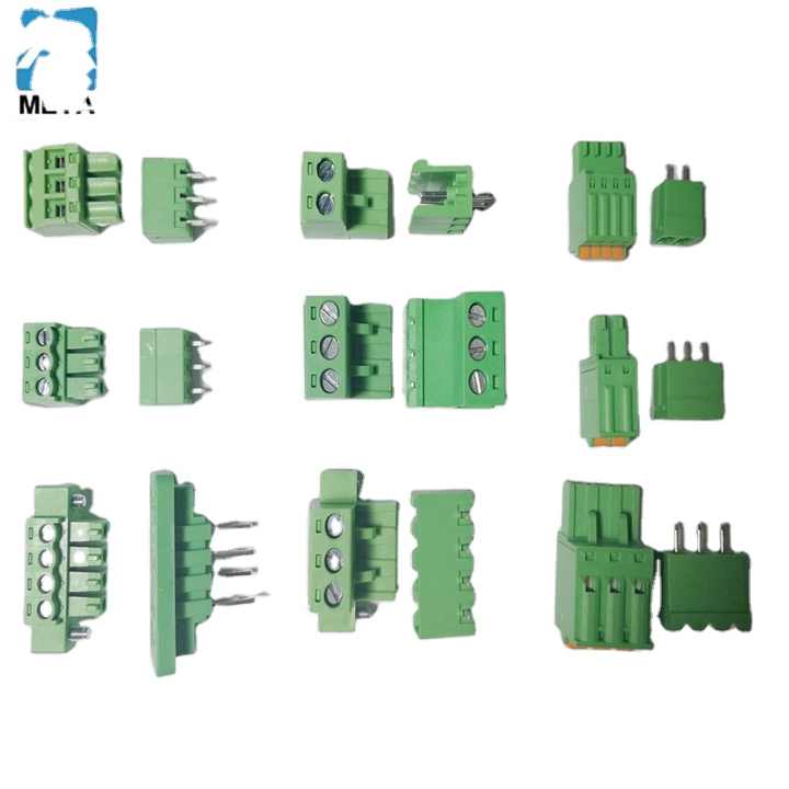 Screw PCB Terminal Block 5.08mm Pitch 2pin 8pin 10pin Electric Pluggable Terminal Block Male ...