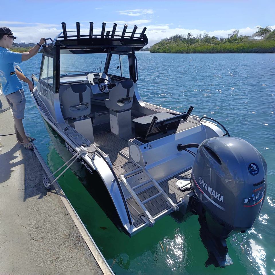 Gospel 6 Meter Welded Aluminum Half Cabin Sea Yacht Fishing Boat with ...