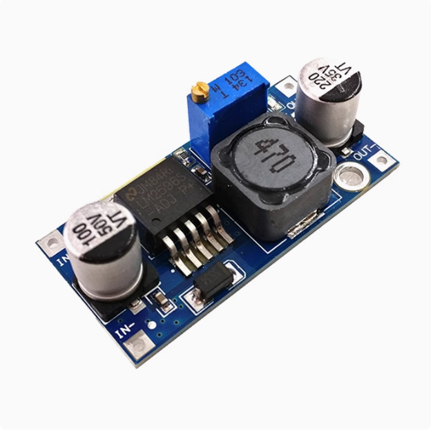 DC-DC Step-down Power Module 3A Adjustable Step-down Module LM2596 Voltage Stabilization 24V to ...