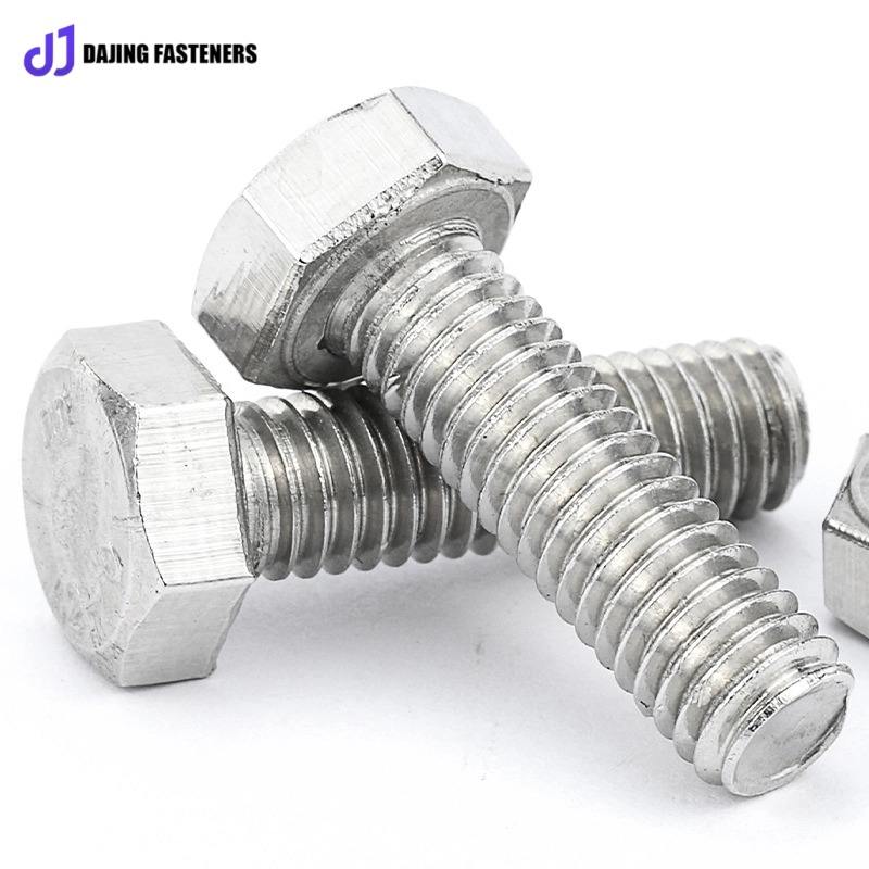 Steel External Hexagon Fastener M5/M6/M8/M10 Galvanized Iron Bolt with ...