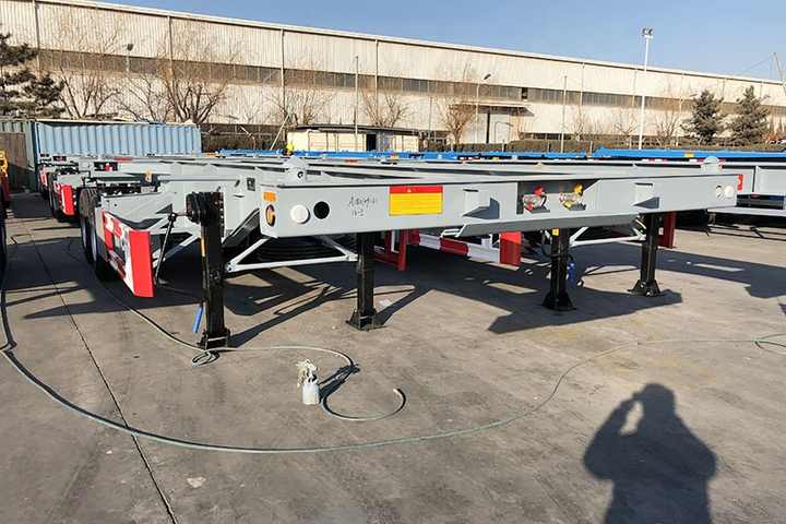 40' Superlink Skeletal Container Chassis Trailer for 40 Feet HC/HQ ...