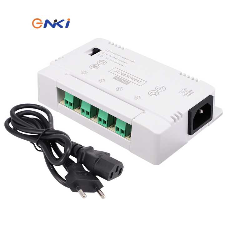 110-220V AC to DC 12V 4A 4CH Boxed Plastic CCTV Power Supply Box for ...