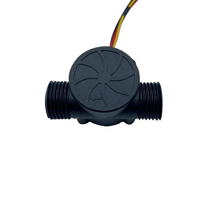 1/2 Inch Water Flow Rate Sensor - Hall Effect DC5V Nylon