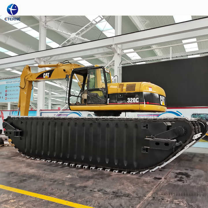 Amphibious Tracked Excavator Underwater Waterproof Track Assembly ...