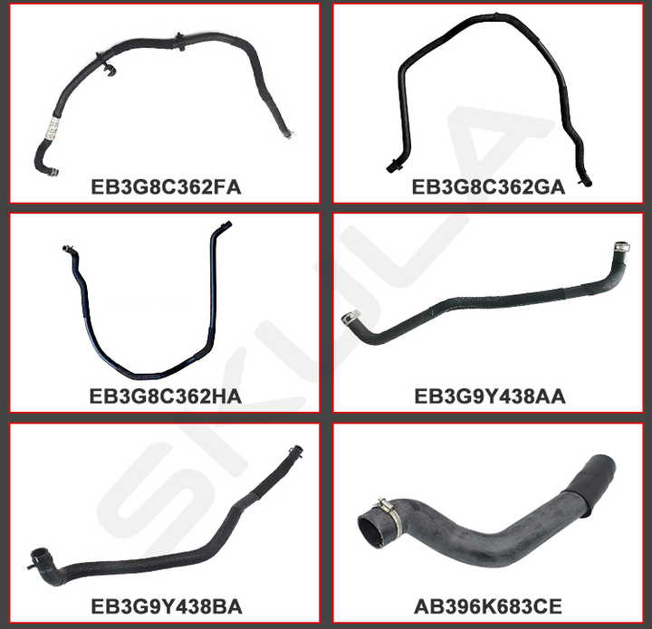 Radiator Coolant Tank Intercooler Pipe Water Qil Hose for Ford Ranger 2011-