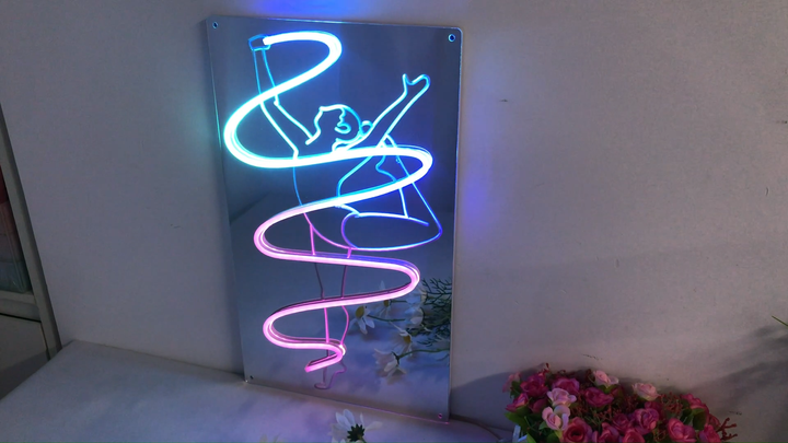 Custom Neon Signdivatla New Design Mirror With Led Light Custom Neon ...