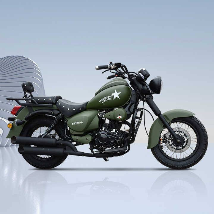 300cc Chopper Motorcycle - Vintage Style & Water Cooling