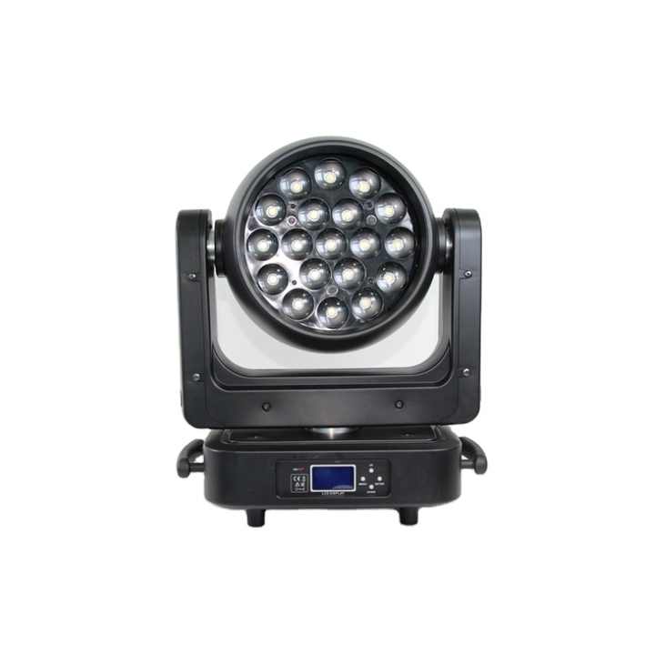 Hot Sale19x25w Led Zoom Wash 19pcs 25W RGBW 4in1 LED Moving Head Wash ...