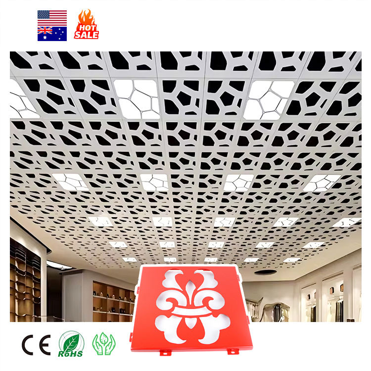 Perforated Metal Ceiling for Office Indoor Aluminum Decorative Panel ...