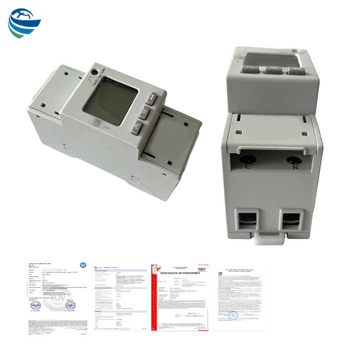 Factory Direct Din Rail Rs485 Modbus Power Meter 220v kwh Energy Meter Single Phase Energy Meter ...