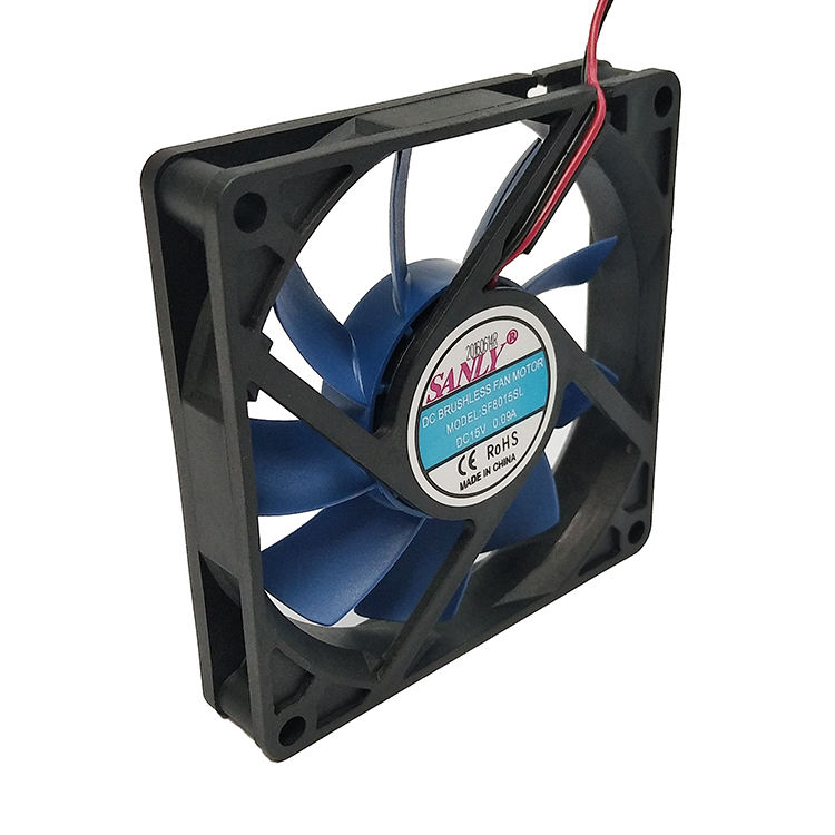 SANLY SF8015 Electric Brushless DC Axial Fan 12V/24V 4000RPM Cooling ...