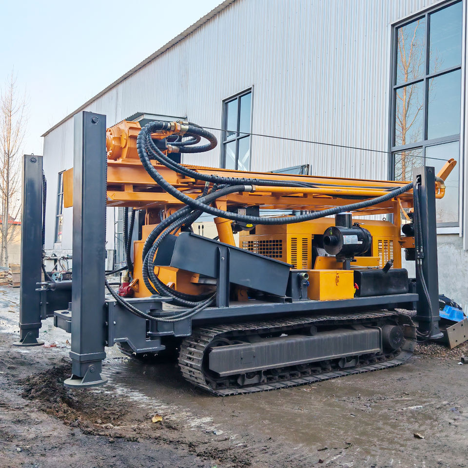 400m Tracked Drill Rig diesel Water Well Drill Rig Pneumatic DTH ...