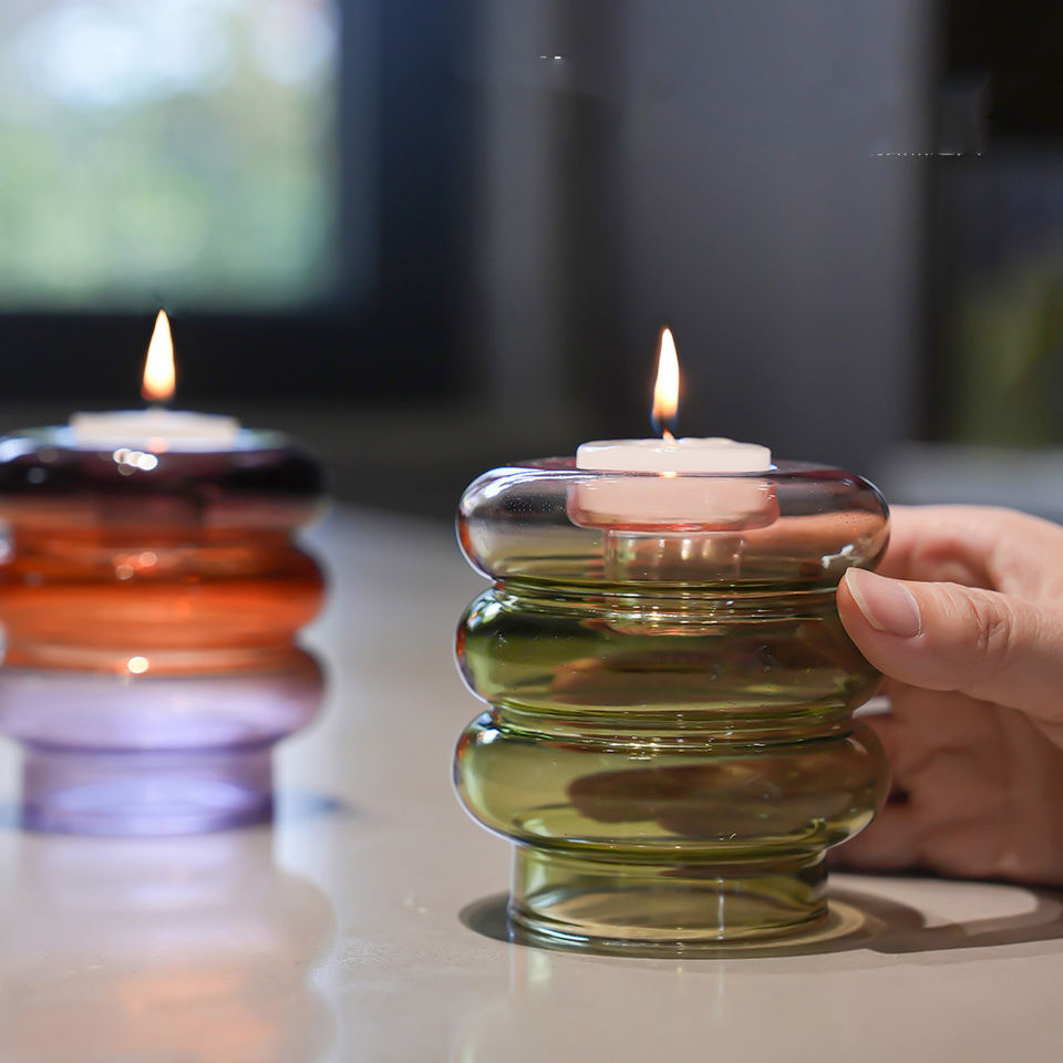 European-style Colored Circle Candlestick, Circular Colored Candlestick ...