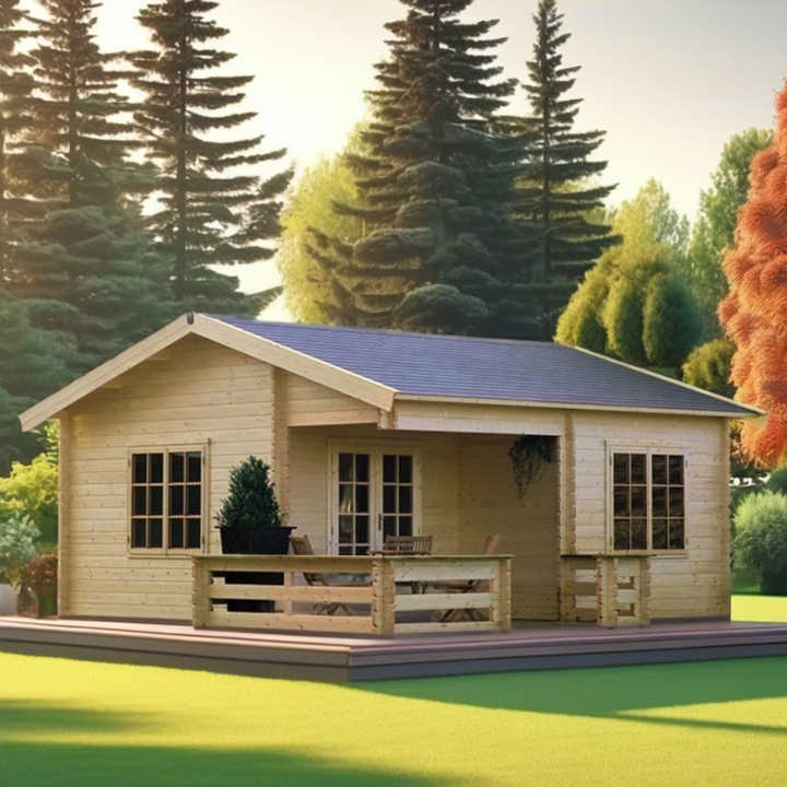 Modern Russian Wooden House - Prefabricated Log Cabin