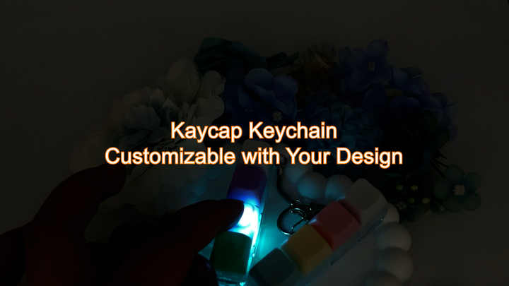 4 in 1 Button Keyboard Keycap Keychain Fidget Toys Keyboard Clicker ...