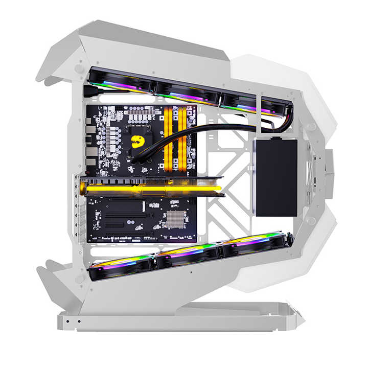 Lovingcool High-End Open Style Full LED Gaming PC Chassis
