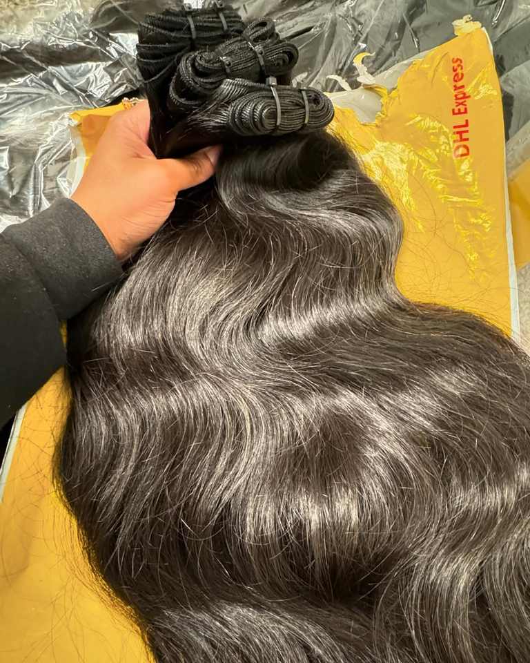 100% Raw Indian Hair Unprocessed Virgin Wholesale HD Closure Straight ...