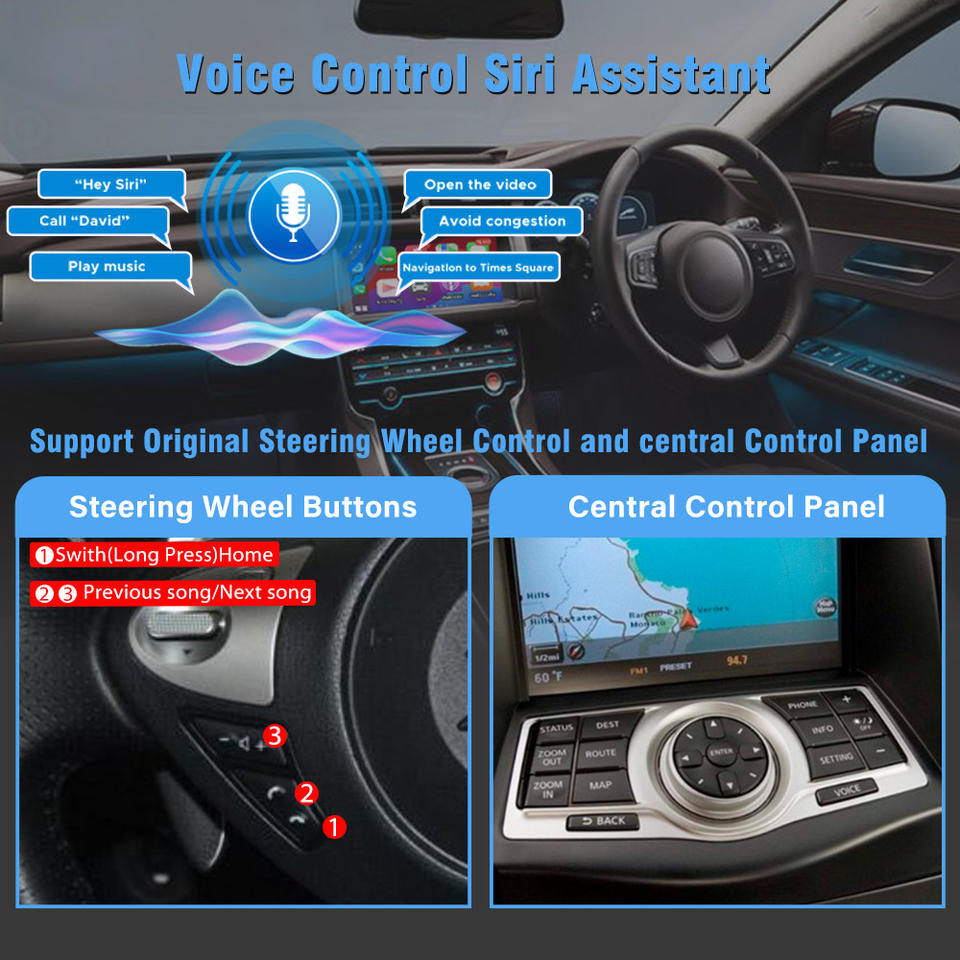 Wireless Carplay for Nissan GTR R35 - Android Auto Module