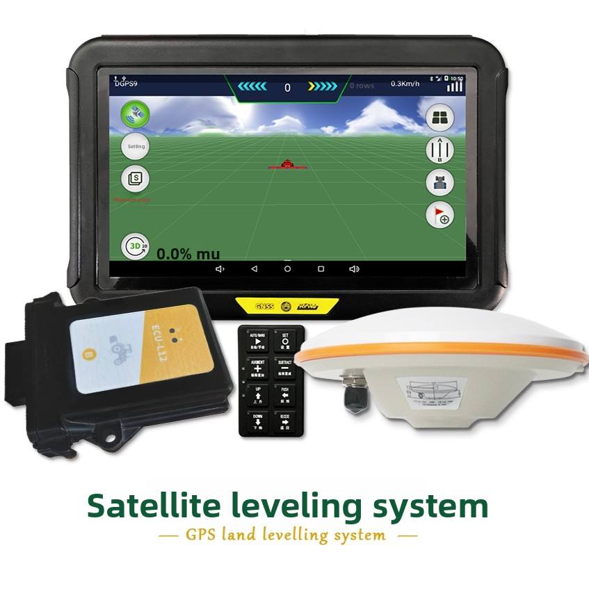 High Accuracy GNSS Satellite Land Leveling System ±2cm | 40% Efficiency ...