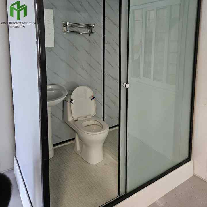 Indoor Shower Room - Portable Bathroom with Toilet Cabinet