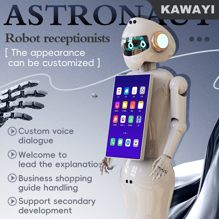 Dual Screen AI Humanoid Reception Robot Best Commercial Welcome Robot ...