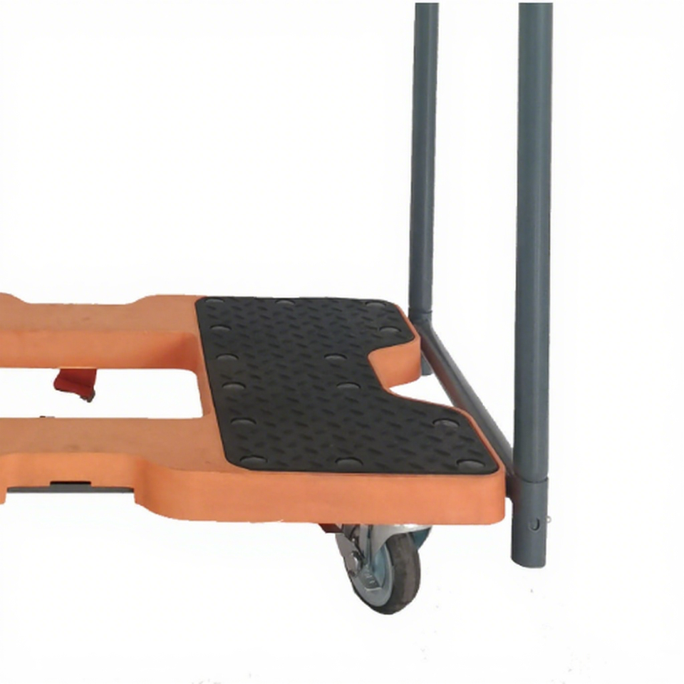 Plastic Trolley Shopping Cart with Foot Brake Cargo Car| Alibaba.com