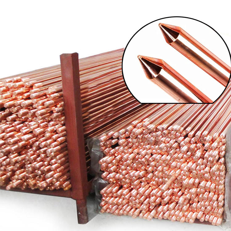 Pure copper ground rod for electrical equipment Products from Shaoxing ...