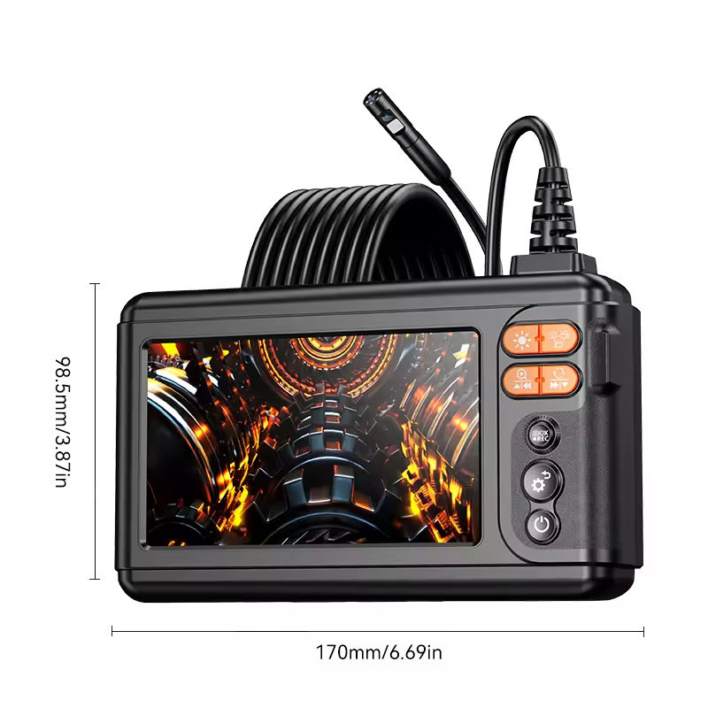 6mm 1m High Resolution Analog Borescope Camera Portable 4-Way ...