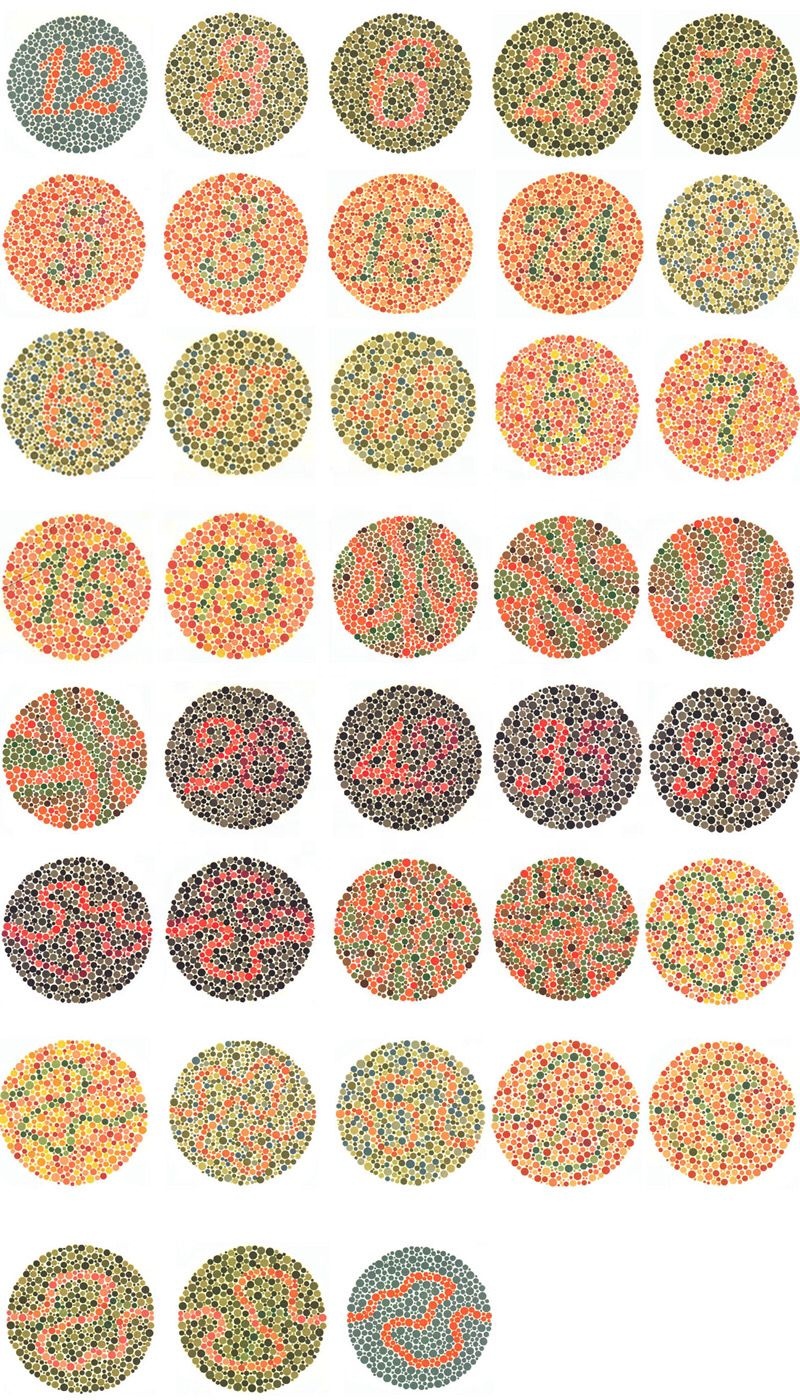 2022 Optometry Vision Color Test Book Ishihara Book 38 Plates Ishi-38-2 ...